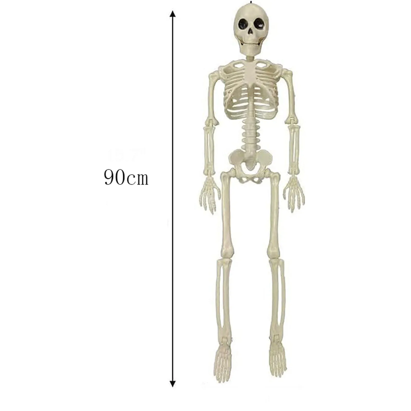 Pug-Statue-Large-Room-Statue-36-Halloween-Skeleton-Decoration-Realistic ...