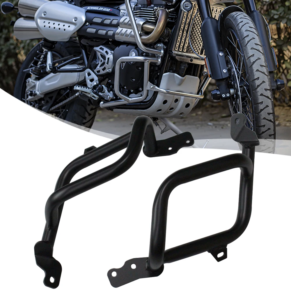 Highway Crash Bar Safety Protection Lower Bumpers Motorcycle Engine ...