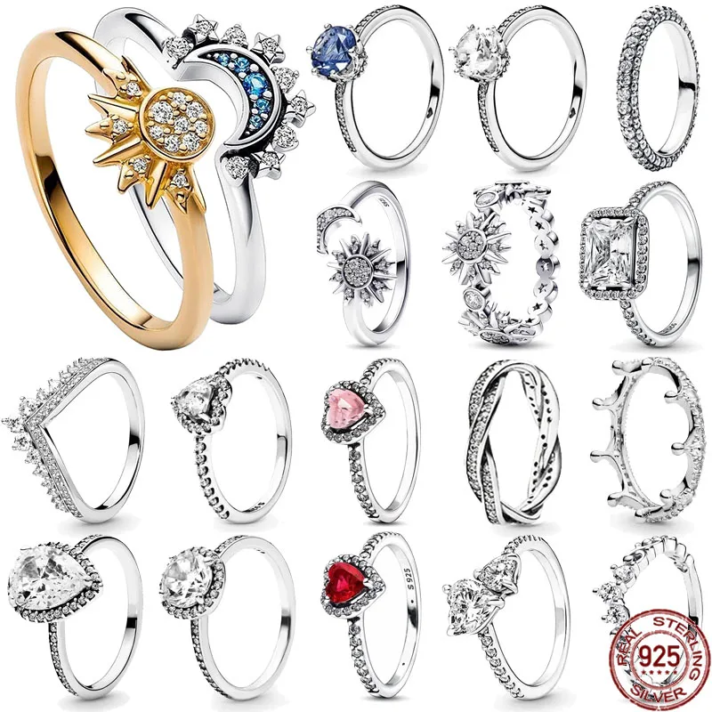 Hot-selling-925-sterling-silver-exquisite-classic-crown-circulars-heart ...