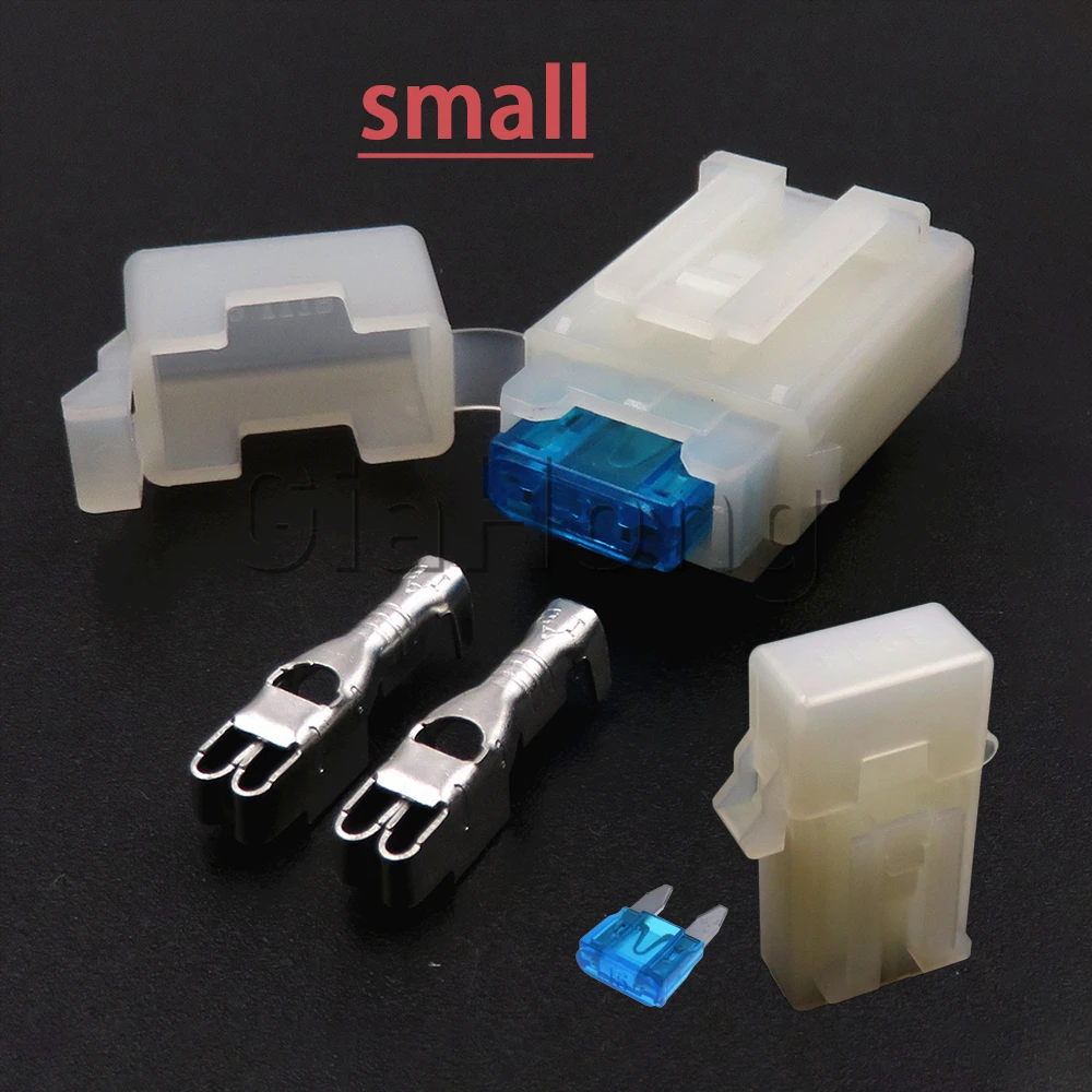 1 Set Mini Blade Type In-line Fuse Holder Car Small Inline Fuse Holders ...