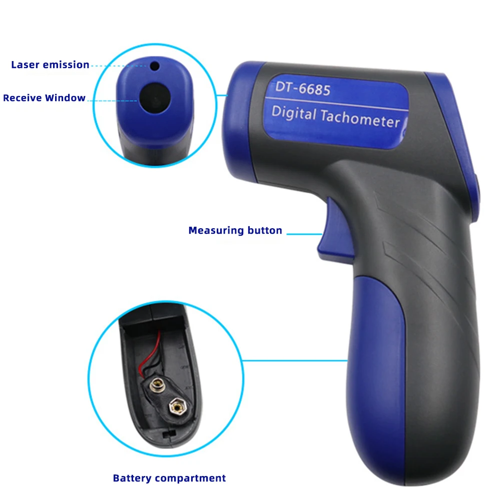Non-Contact-Infrared-Lasers-Tachometer-Portable-Automatic-Speed-Test ...