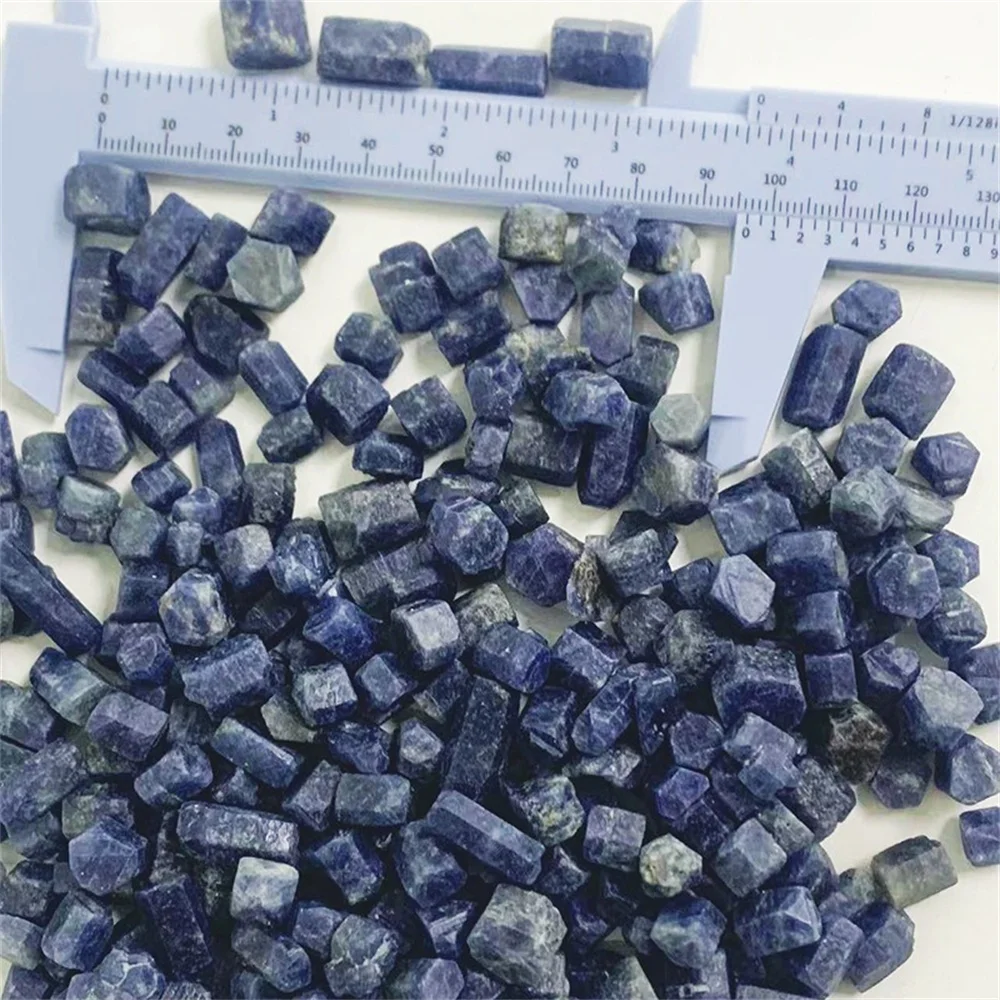 Natural-Sapphire-Blue-Corundum-Raw-Chips-Rare-Rough-Mineral-Specimen ...