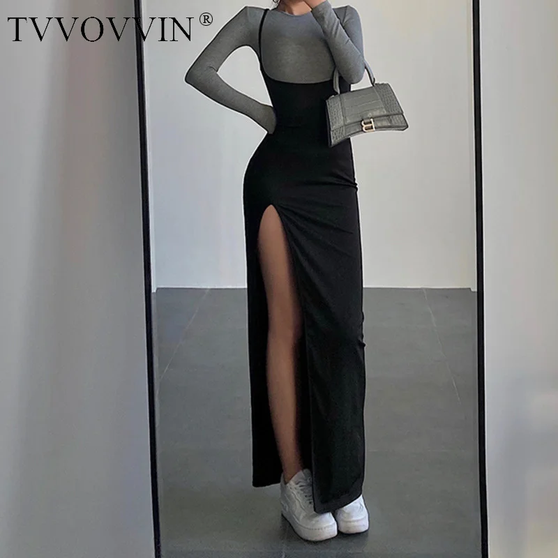 TVVOVVIN-European-Fashion-Trend-Low-Collar-Suspender-Dress-Women-Sexy ...