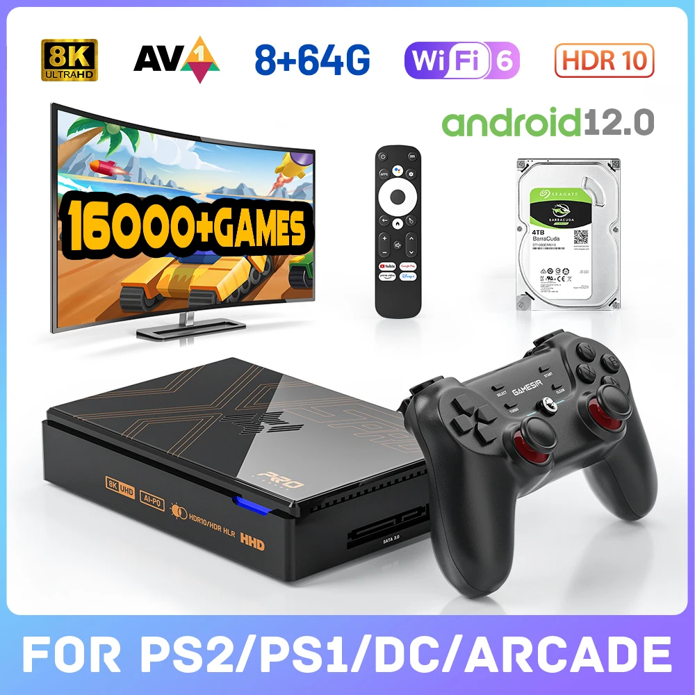 Super-console-de-jeu-vid-o-r-tro-avec-Android-12-Smart-TV-Box-mulateur ...