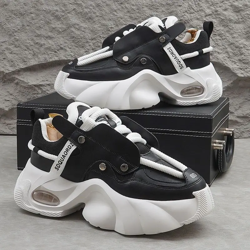 Chunky-Sneaker-Men-Designer-Sport-Shoes-Fashion-Casual-Microfiber ...