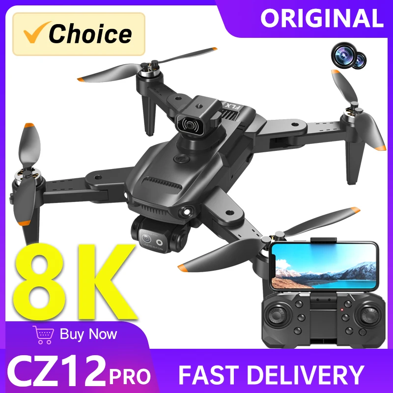 CZ12-Mini-Drone-4K-Professional-HD-Dual-Camera-Wifi-Aerial-Photography-Brushless-Foldable ...