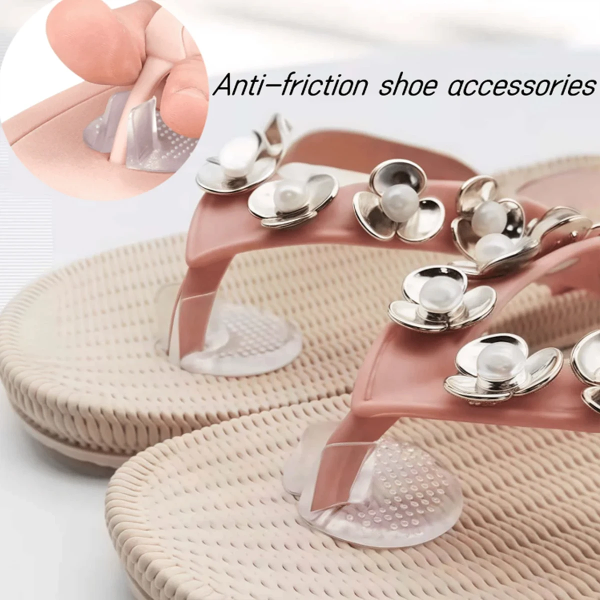 1/3pairs Soft flip Flop Gel Cushions Pad Toe Protectors for Thong ...
