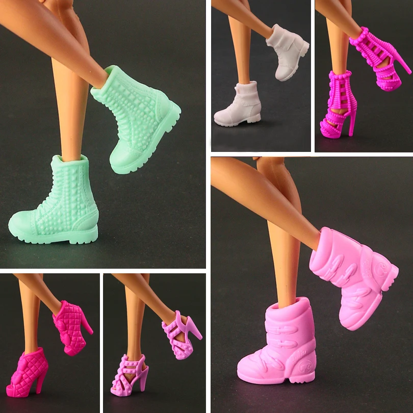 New Arrival Fashion boots Original high heeled shoes for barbie doll 15 ...