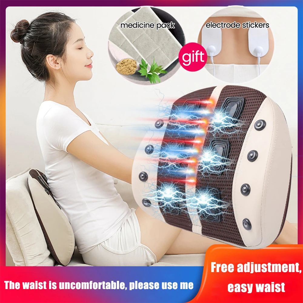 Infrared Heating Waist Massager Lumbar Cervical Traction Device ...
