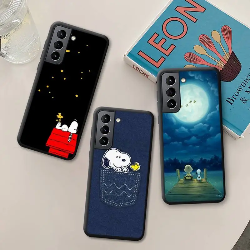 Cartoon-Dog-Charlie-Brown-Snoopy-Phone-Case-Silicone-Soft-for-Samsung ...