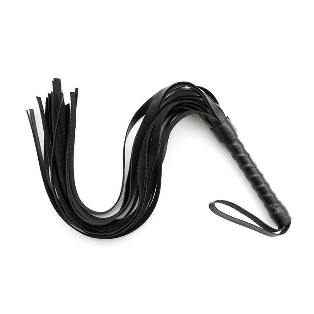 High Quality Pu Leather Pimp Whip Racing Riding Crop Party Flogger Hand ...