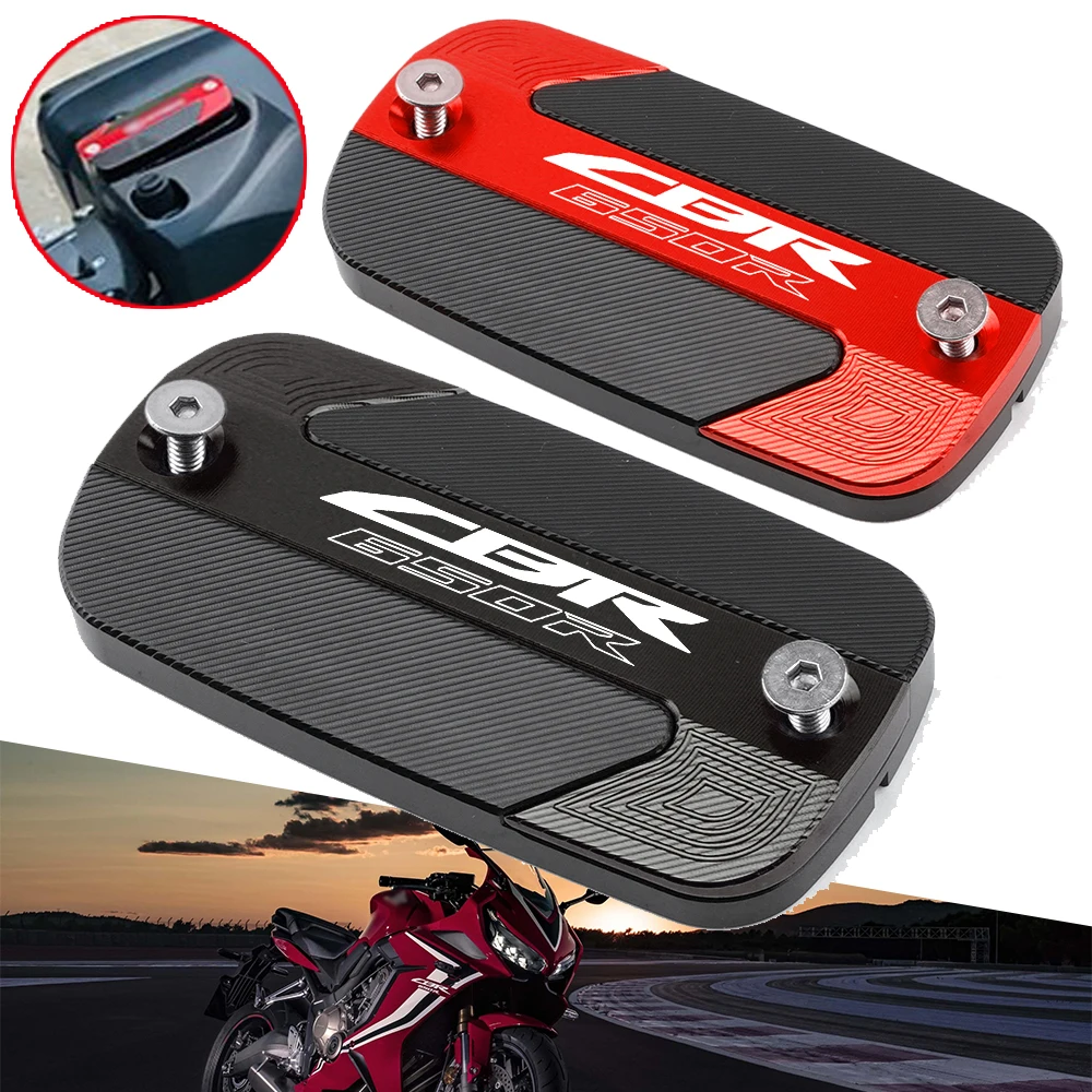 Motorcycle CNC Aluminum Front Brake Reservoir Fluid Tank Cover Oil Cup ...