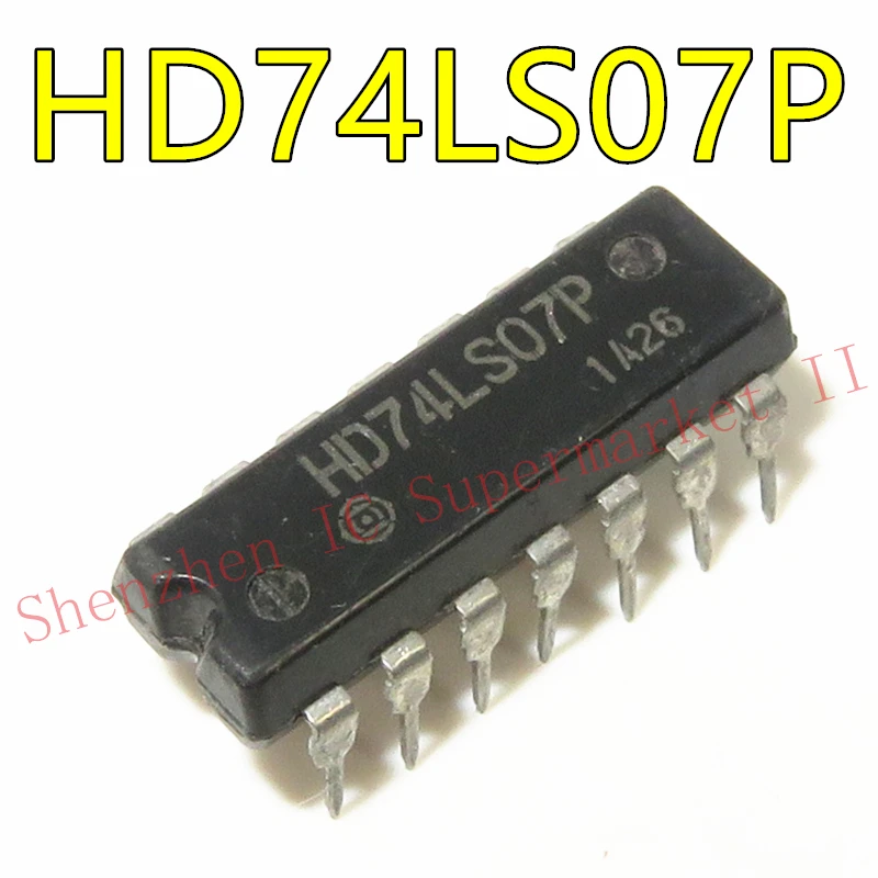 Newandoriginal Sn74ls07n Hd74ls07p Dip14 Ic Integrated Circuits