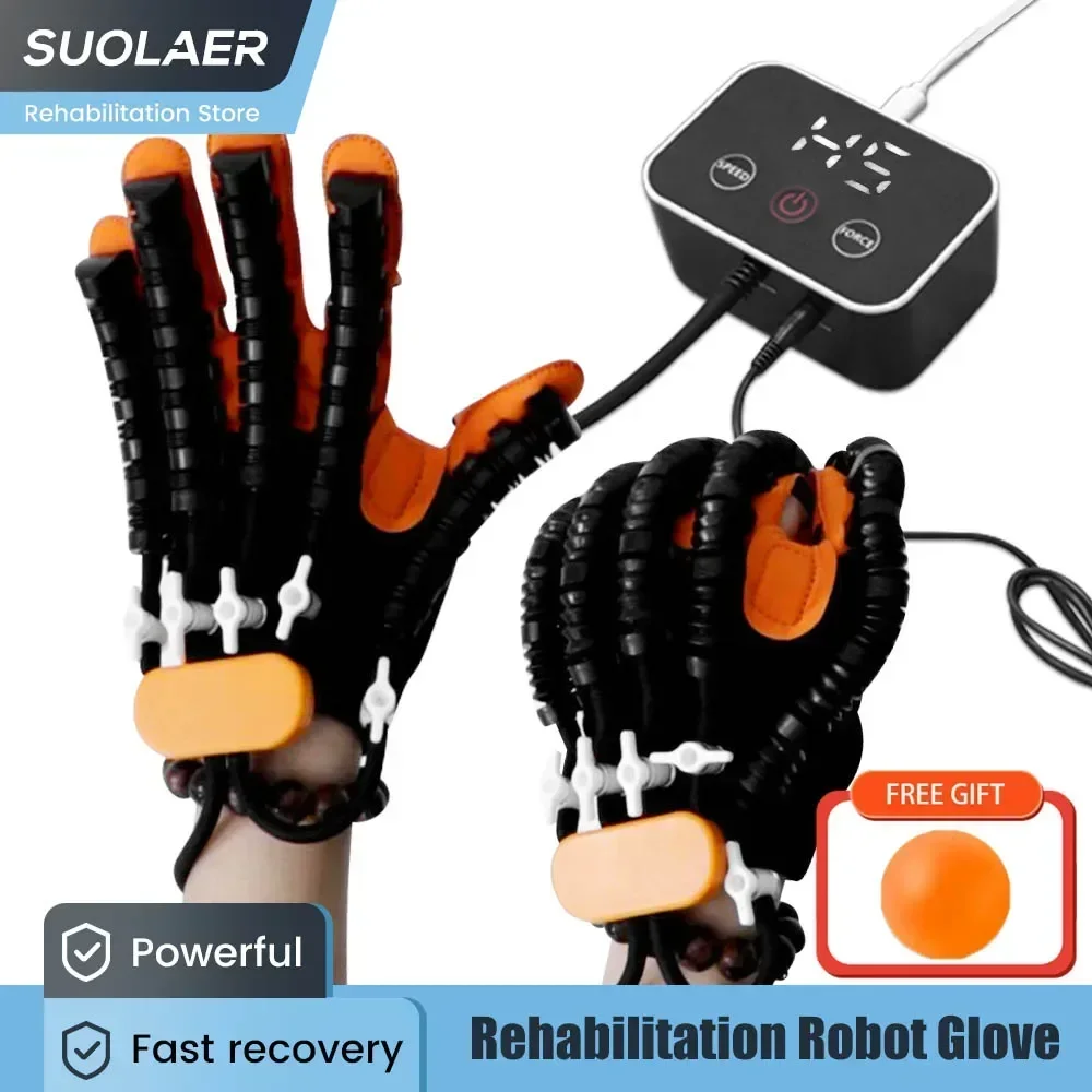 Rehabilitation-Robot-Glove-Stroke-Hemiplegia-Hand-Exerciser-Finger ...