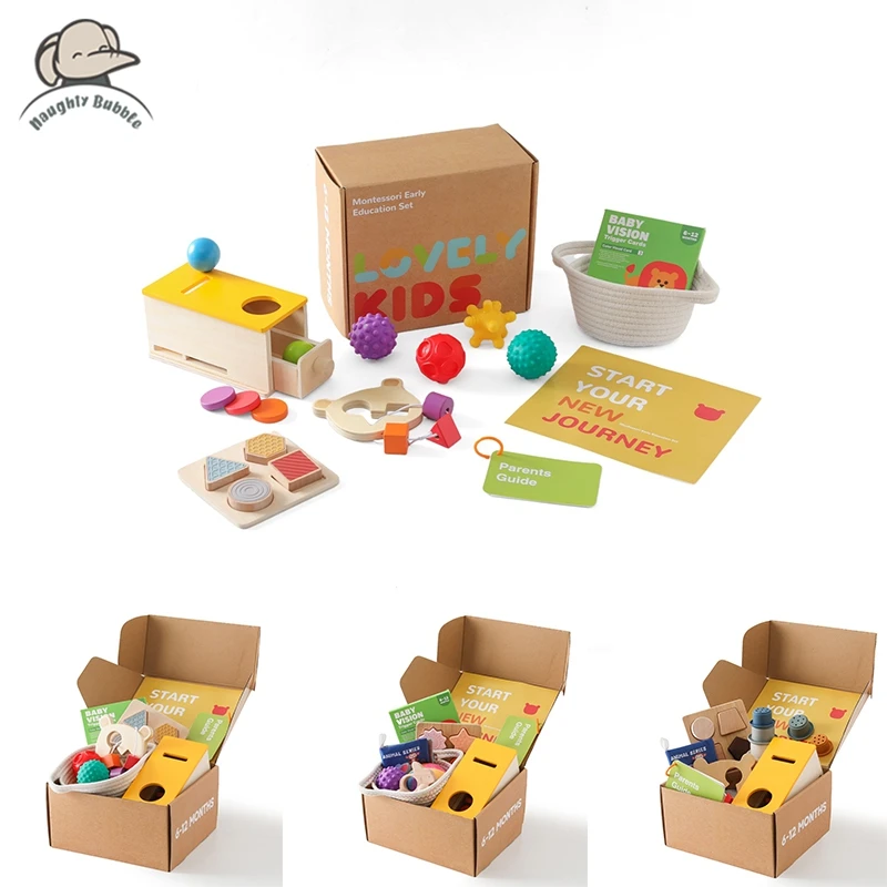 Baby-Montessori-Toy-Set-0-12-Months-Baby-Learning-Cognitive-Kit-Baby ...