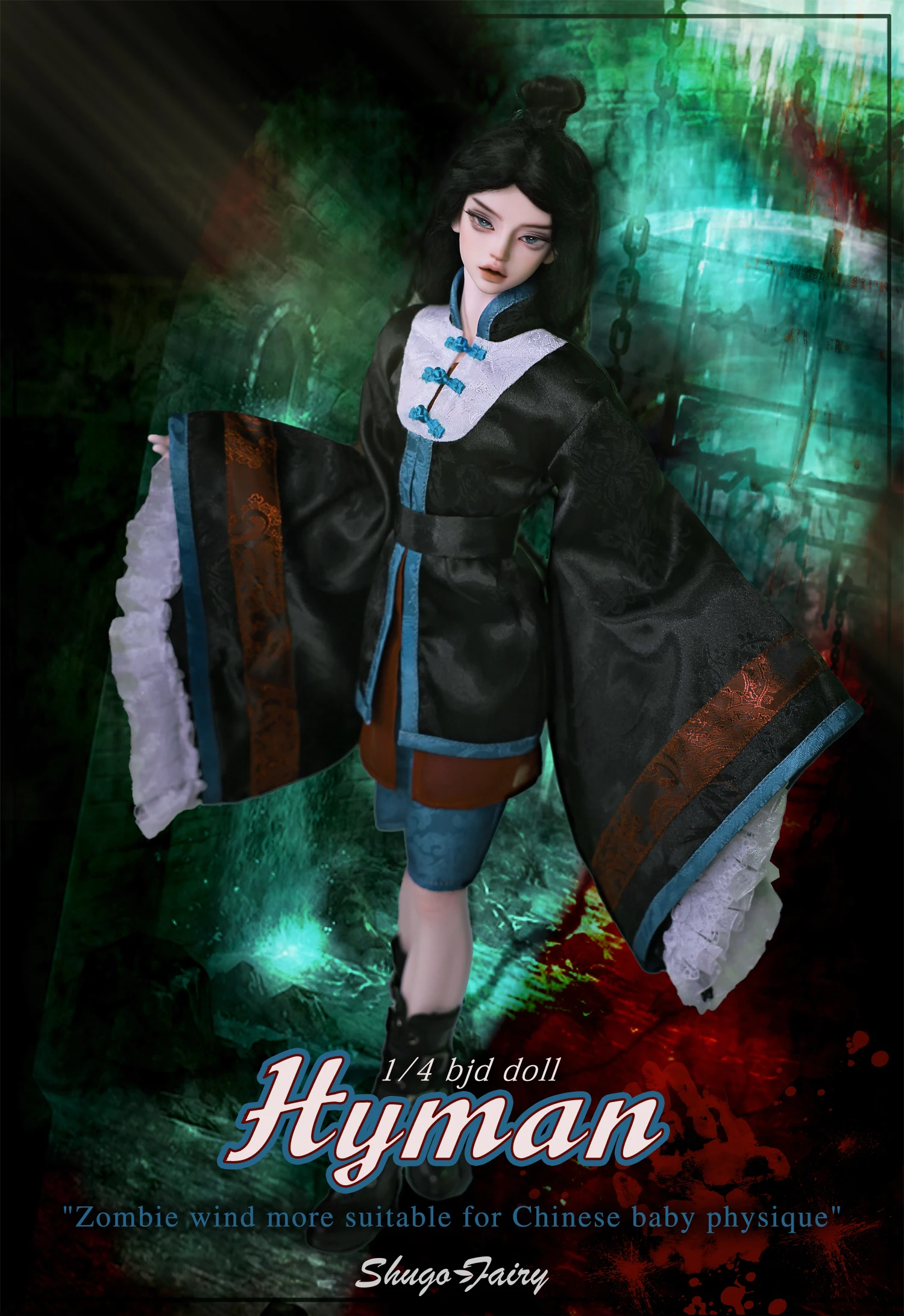 Shugafairy Hyman Bjd Doll 1/4 Fullset Bubo Body Handsome Male Chinese ...