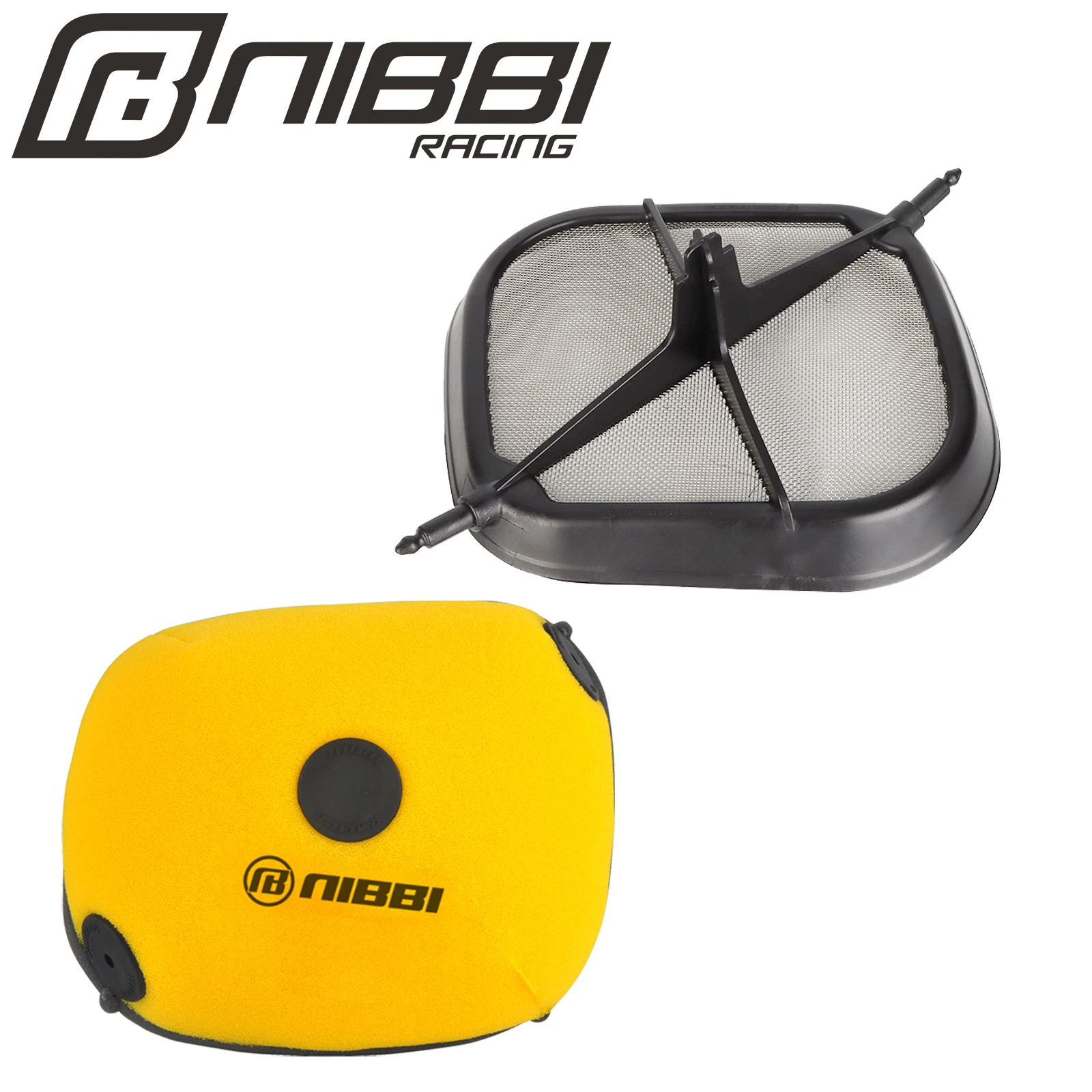 NIBBI High Flow Dual Foam Sponge Air Filter Bracket Kit Fit KTM GasGas ...