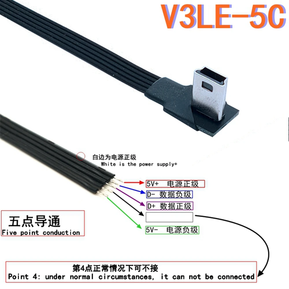 10CM-30cm-DIY-MINI-USB-2-0-Male-Female-jack-Connector-4-Pin-5-Pin ...