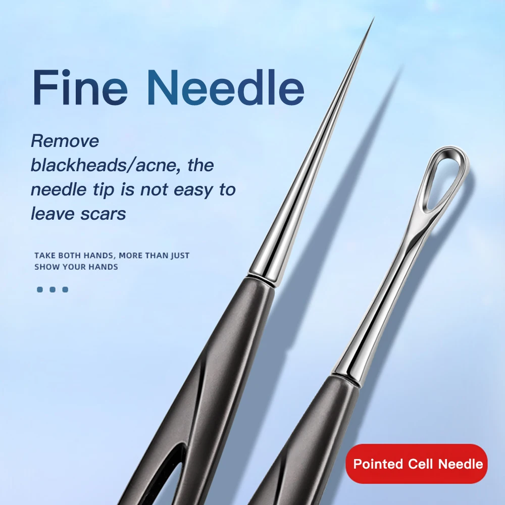 Acne-Needle-Blackhead-Clip-Remover-Extraction-Popper-Pore-Black-Head ...
