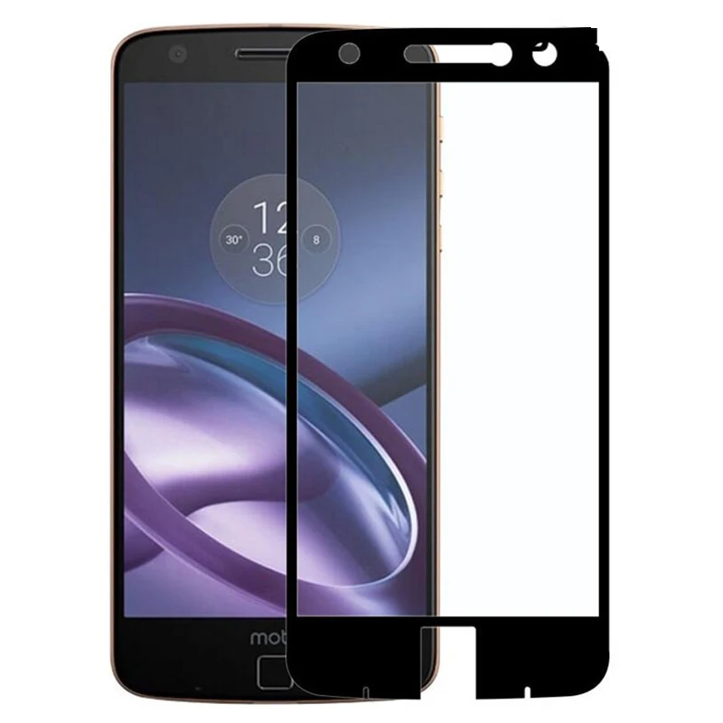 3D Full Glue Tempered Glass For Motorola Moto Z Play Full Screen Cover ...
