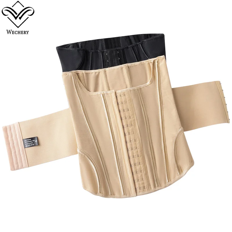 Wechery Waist Cinchers Women'S Belts Steel Bone Abdomen Slimming Girdle ...