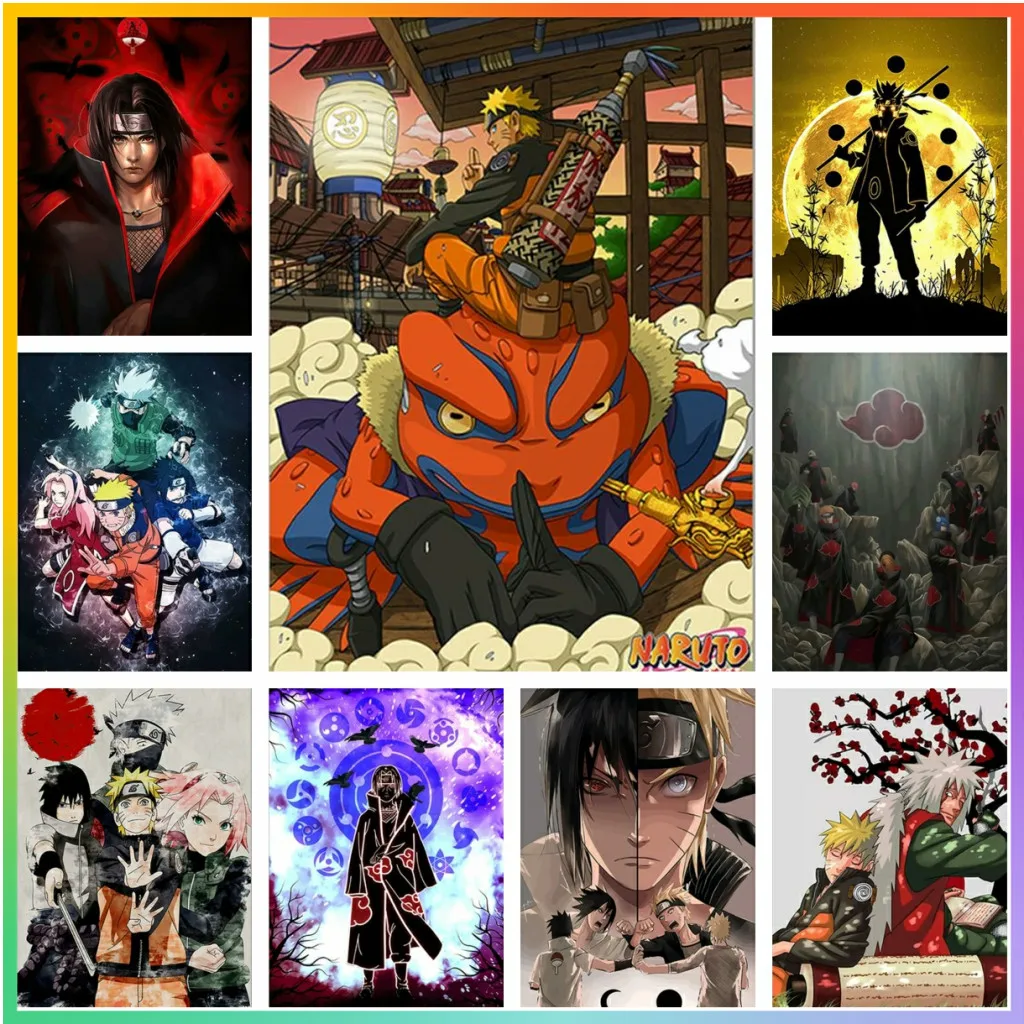 Japanese Anime Naruto Cross Stitch Diamond Painting Mosaic Embroidery ...