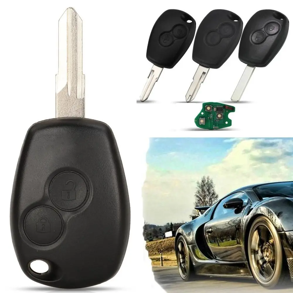 2-Buttons-Remote-Key-For-Renault-Duster-Modus-Clio-3-Twingo-DACIA-Logan ...