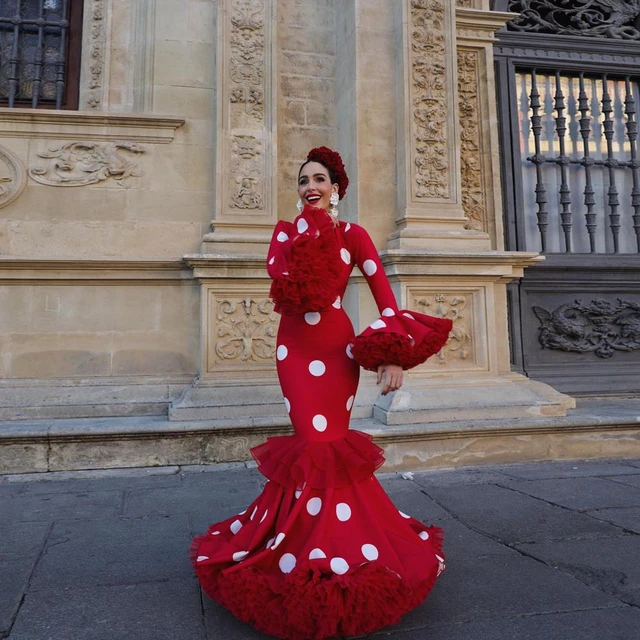 White Flamenco Dress