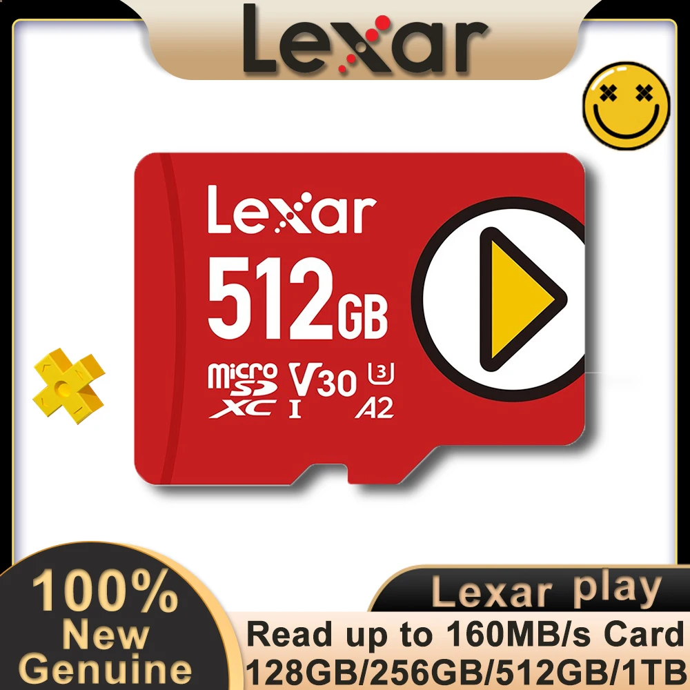 Lexar-Original-Play-Micro-SD-Card-1TB-512GB-256GB-128GB-SDXC-Memory ...