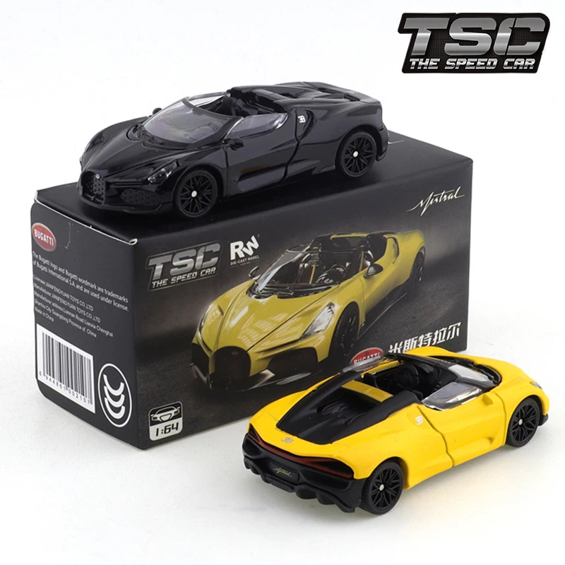 TSC 1/64 Bugadi Mistral Car Alloy Toys Motor Vehicle Diecast Metal ...
