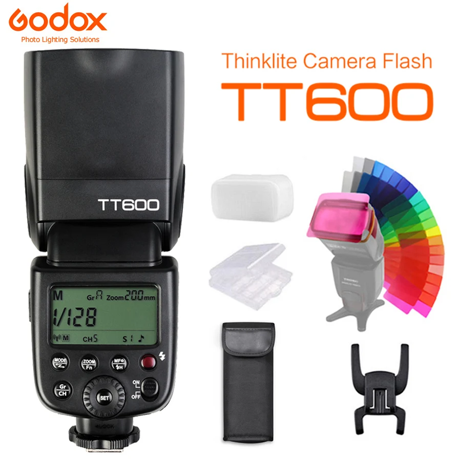 Godox Tt600 2.4g Sem Fio Gn60 Master/slave Câmera Flash Speedlite ...