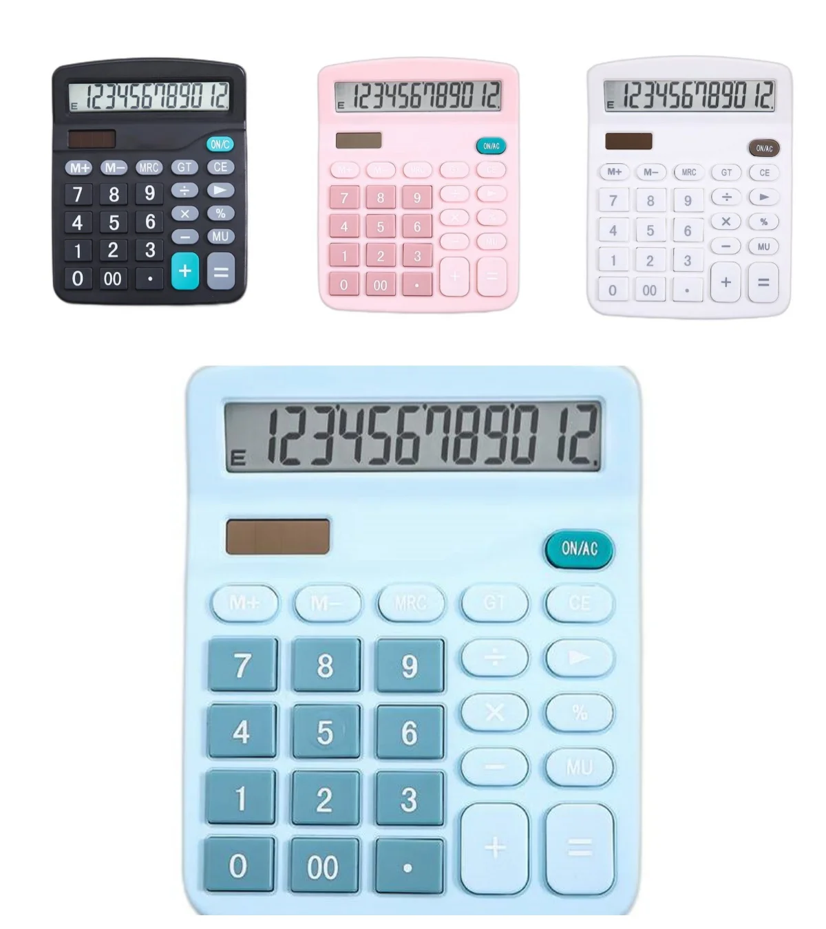 New-Electronic-Calculator-Solar-Calculator-Dual-Power-Supply-Calculator ...