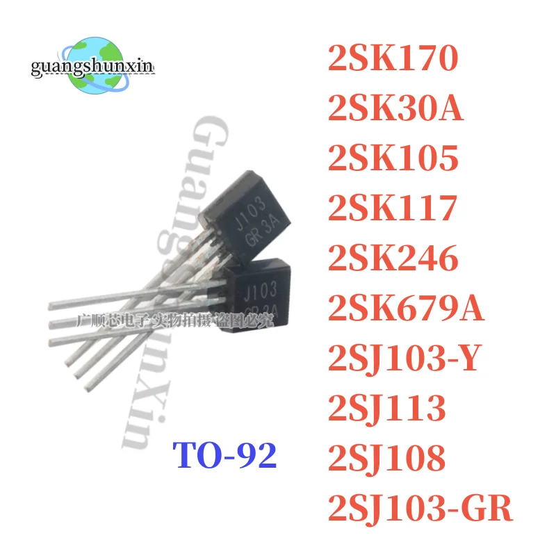 10PCS-2SK30A-K30A-TO-92-2SK30A-2SK105-2SK117-2SK170-2SK246-2SK679A ...