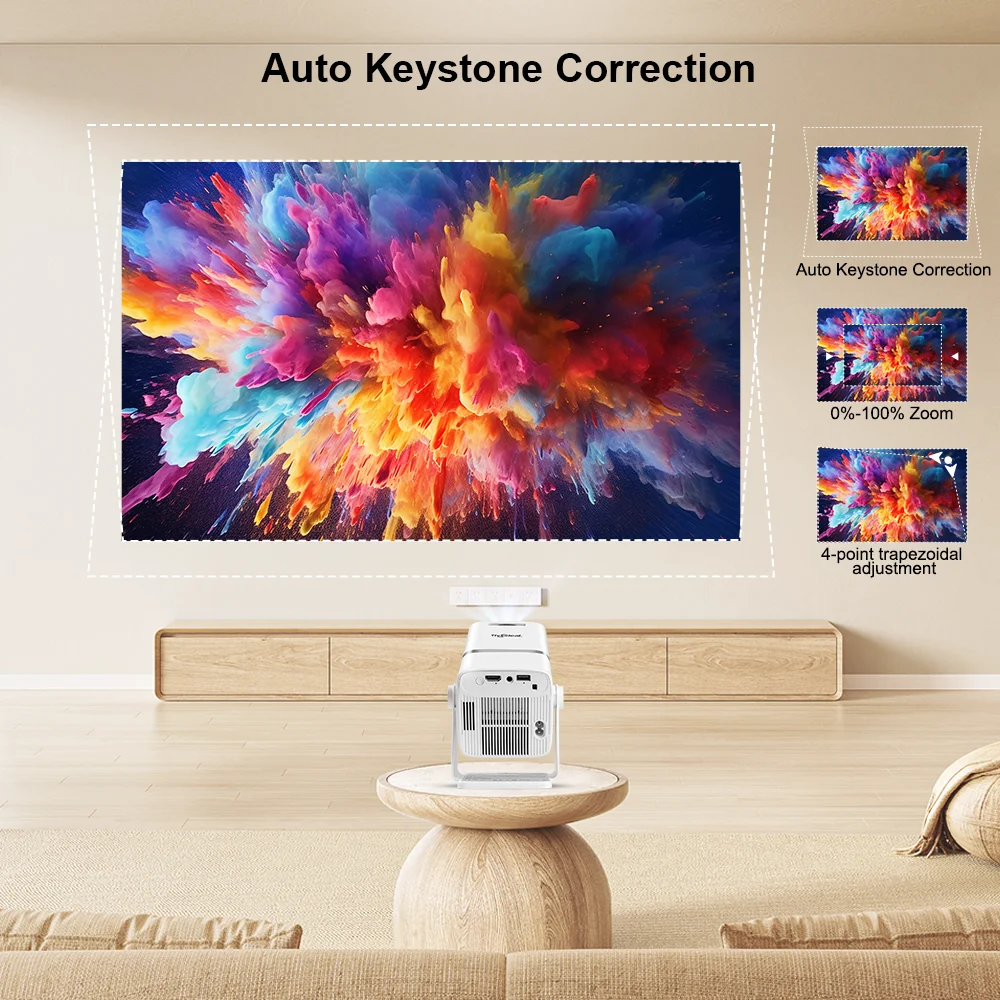 Mini Projector Android 13 INMOZATA Z11 Mini Smart Projector | Android ...