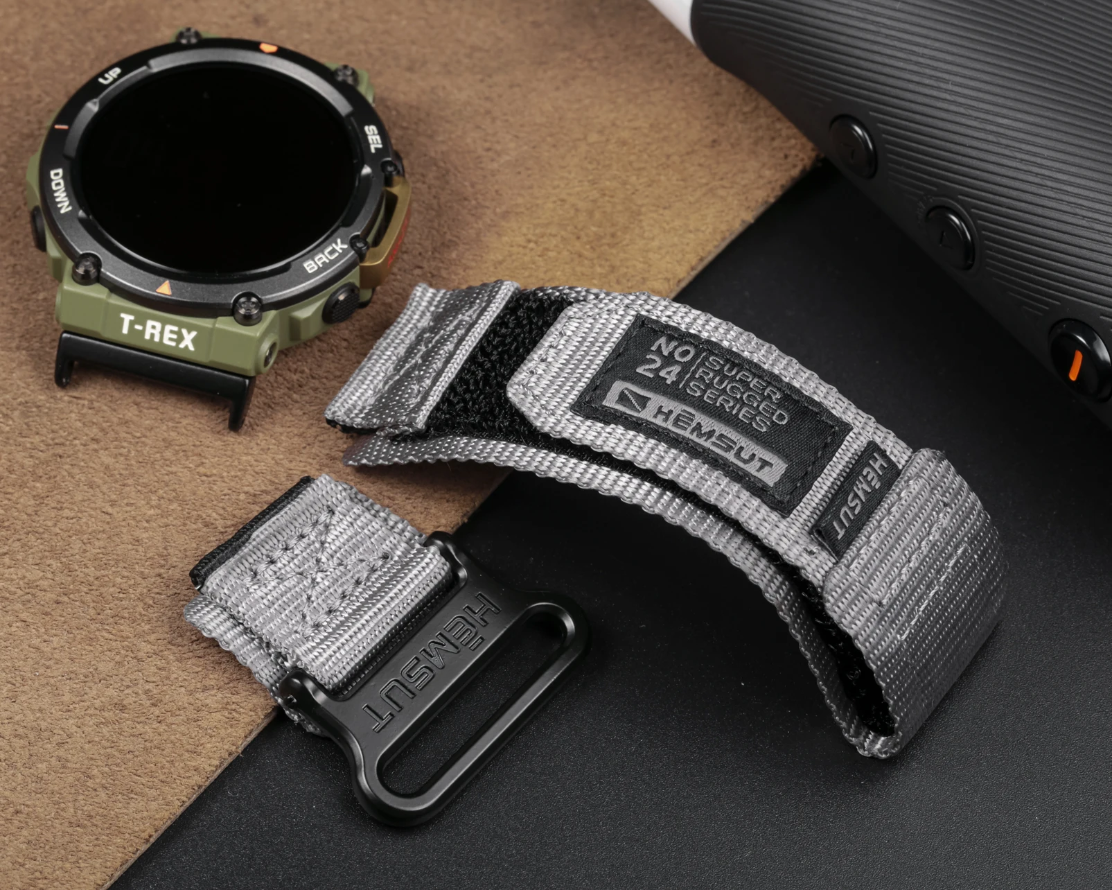 Hemsut Nylon Watch Band for Amazfit T Rex 2 Replacement Straps for ...