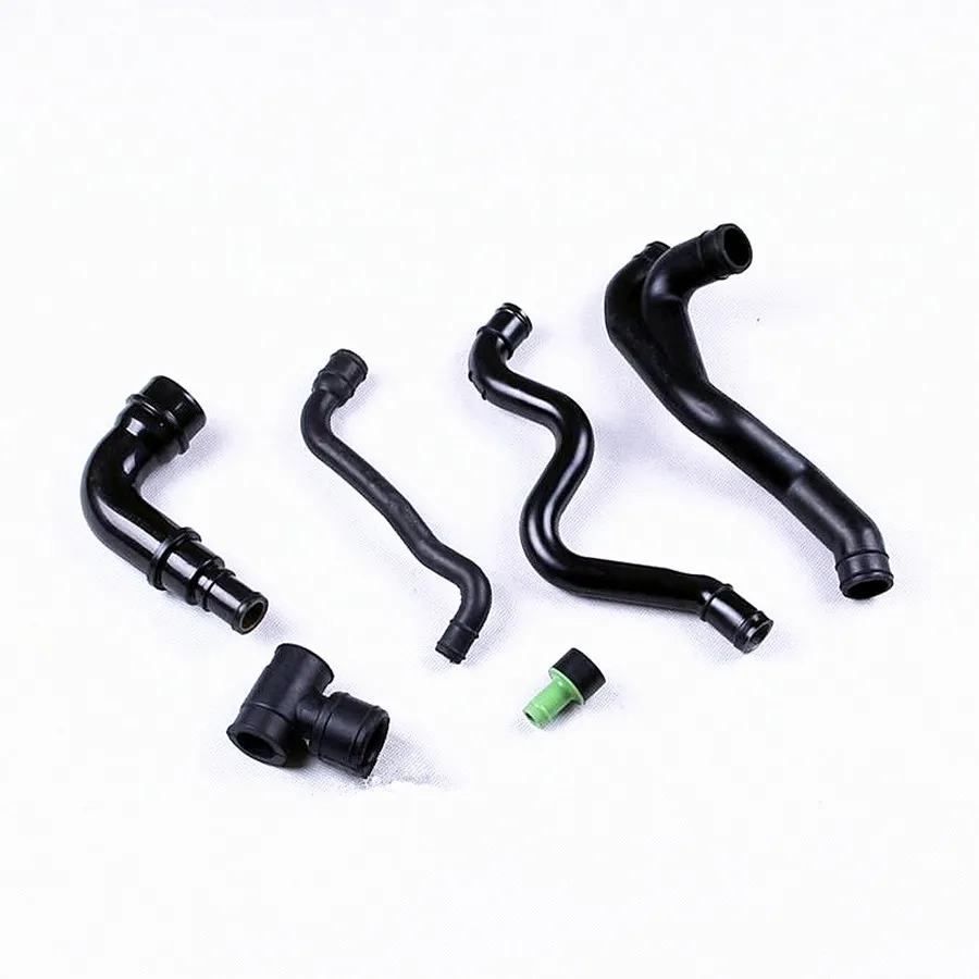 6pcs Car Engine Crankcase Breather Hose Kit For Mk4 1.8t Aww ...