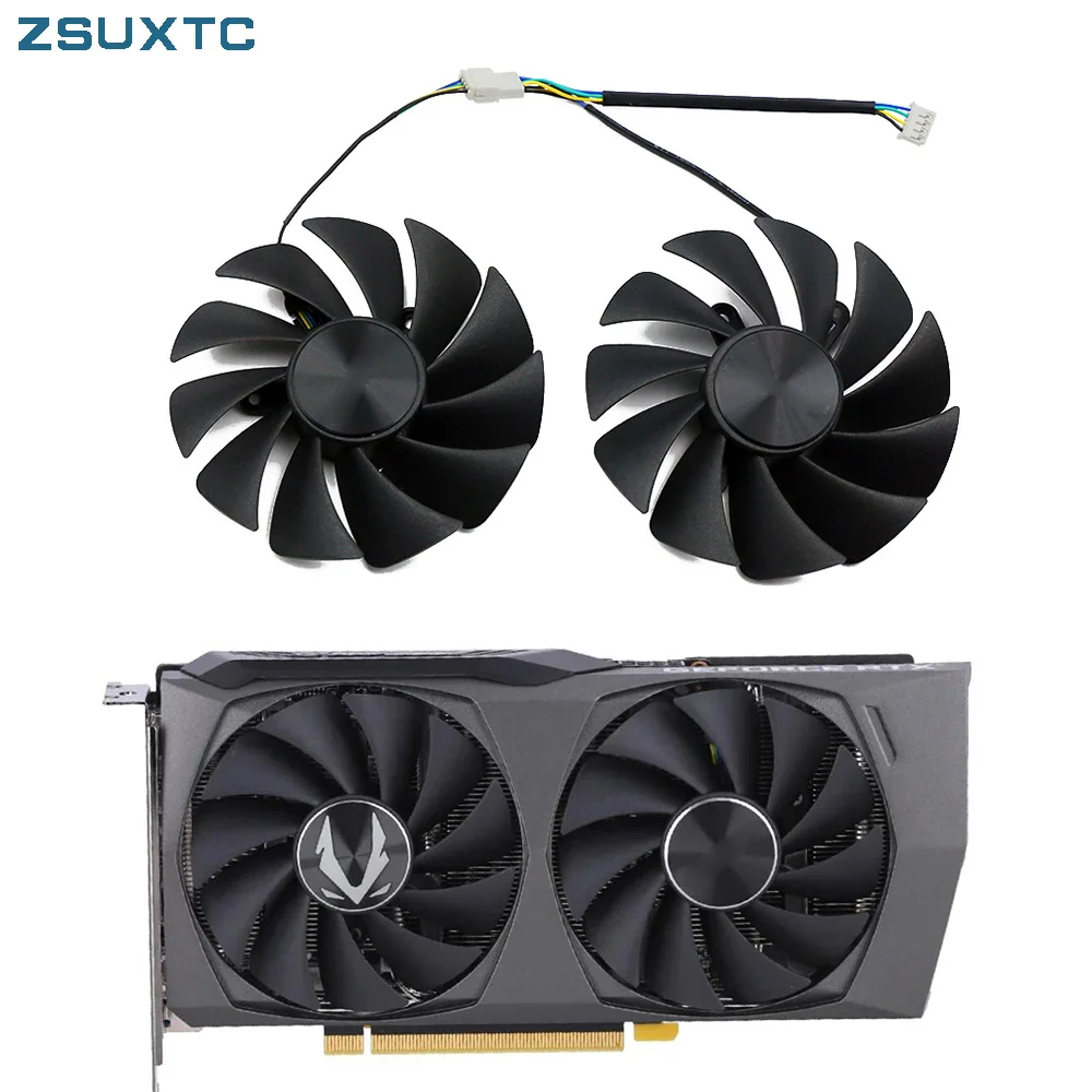 87mm-4PIN-GA92S2U-RTX-3060-Dual-Blade-GPU-Fan-for-Zotac-Geforce-RTX ...
