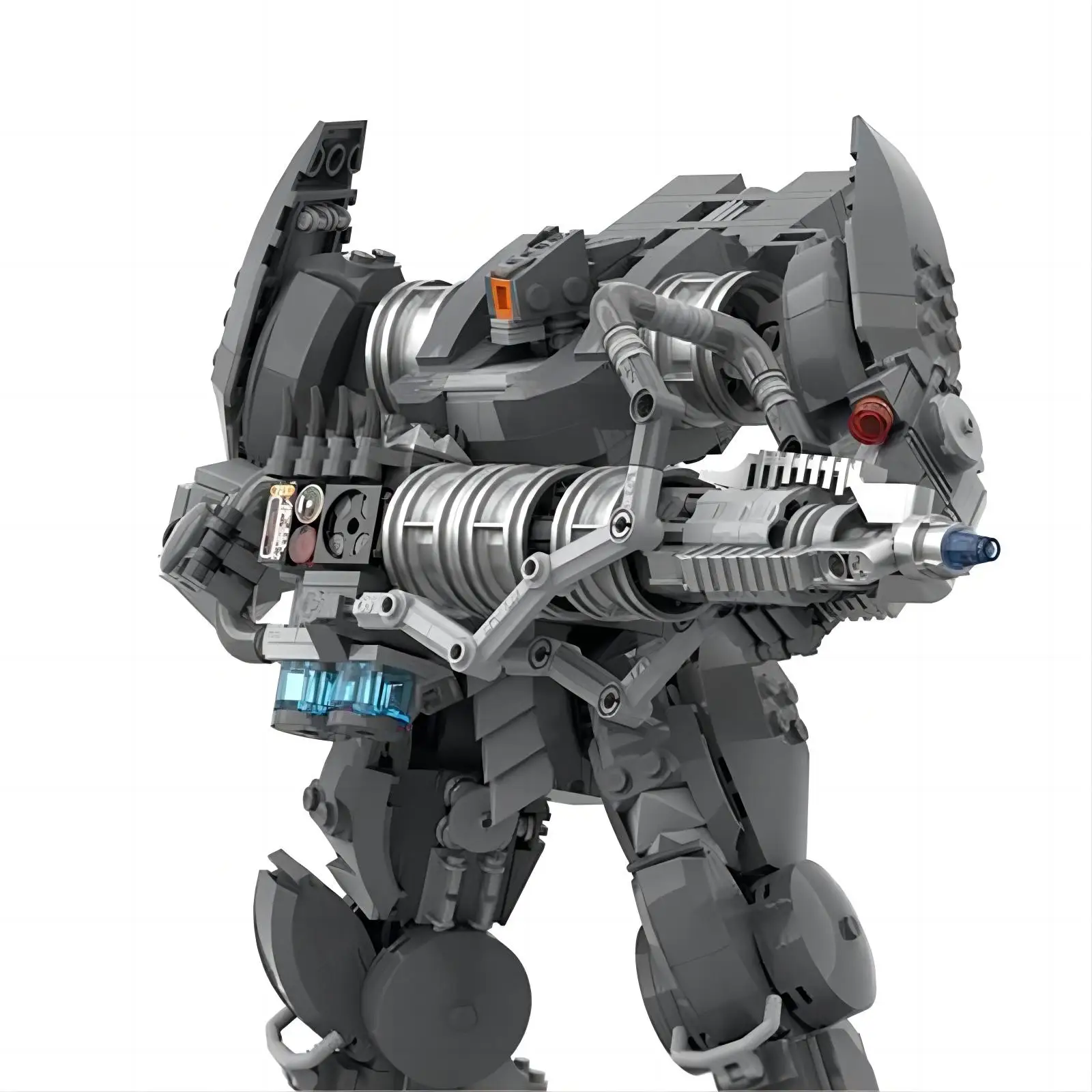 866-Pieces-Moc-Building-Blocks-Heavy-Weapon-Platform-Popular-Hammer ...