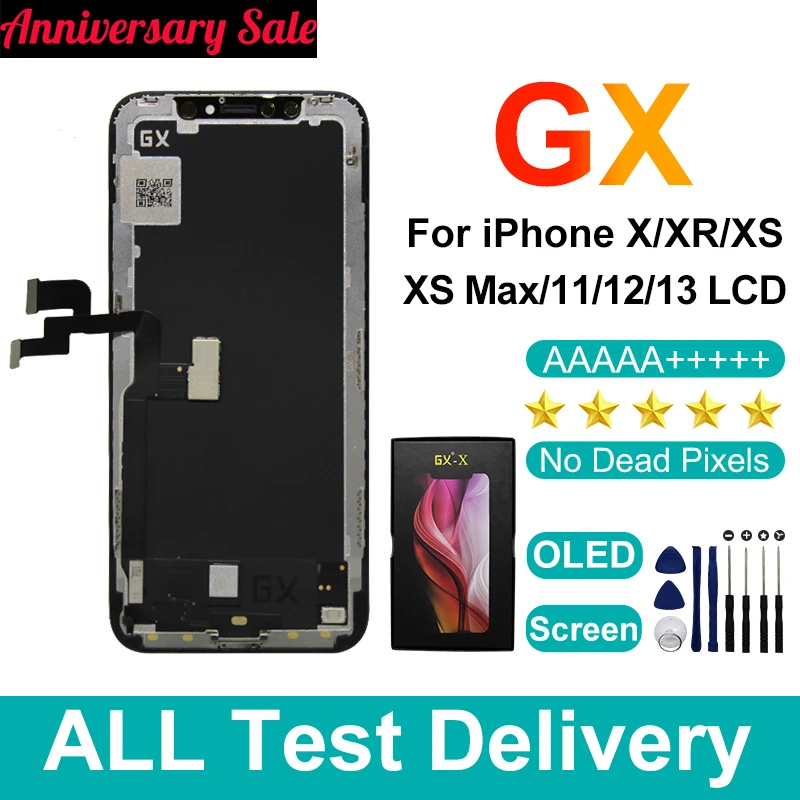 GX AMOLED LCD For iPhone X XS Max Display True Tone With 3D Touch ...