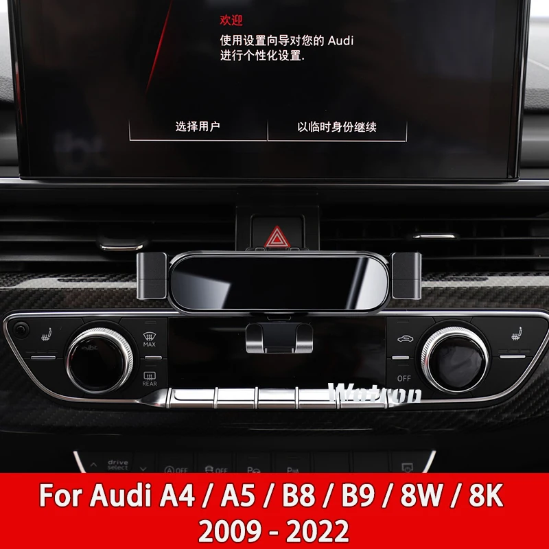 Adjustable-Car-Phone-Holder-Mobile-For-Audi-A4-B8-B9-8KH-A5-Convertible ...
