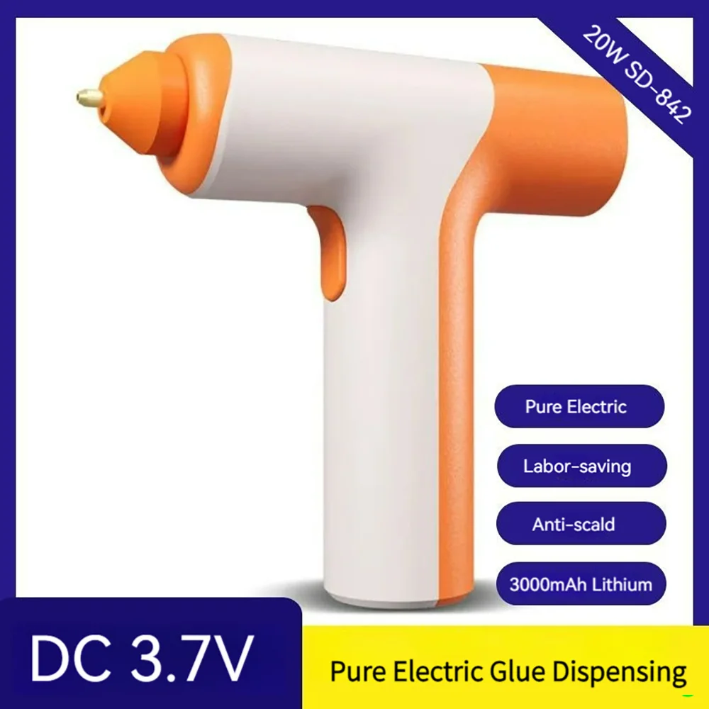 Automatic-Hot-Melt-Glue-Gun-3-7V-3000mAh-Lithium-Battery-Anti-Drip ...