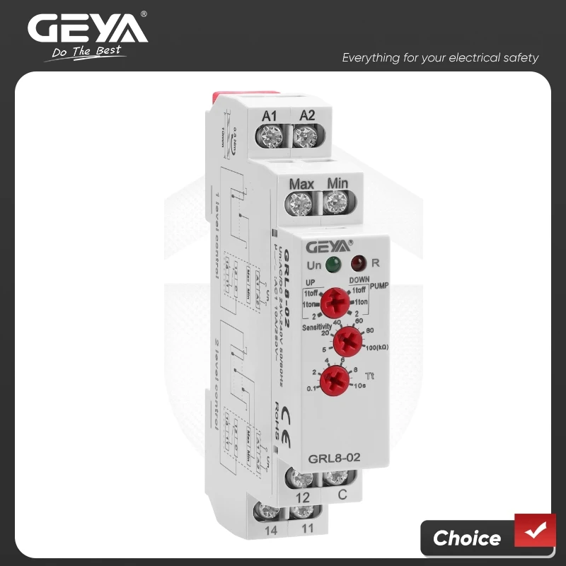 GEYA-GRL8-Liquid-Level-Control-Relay-Electronic-Liquid-Level-Controller ...