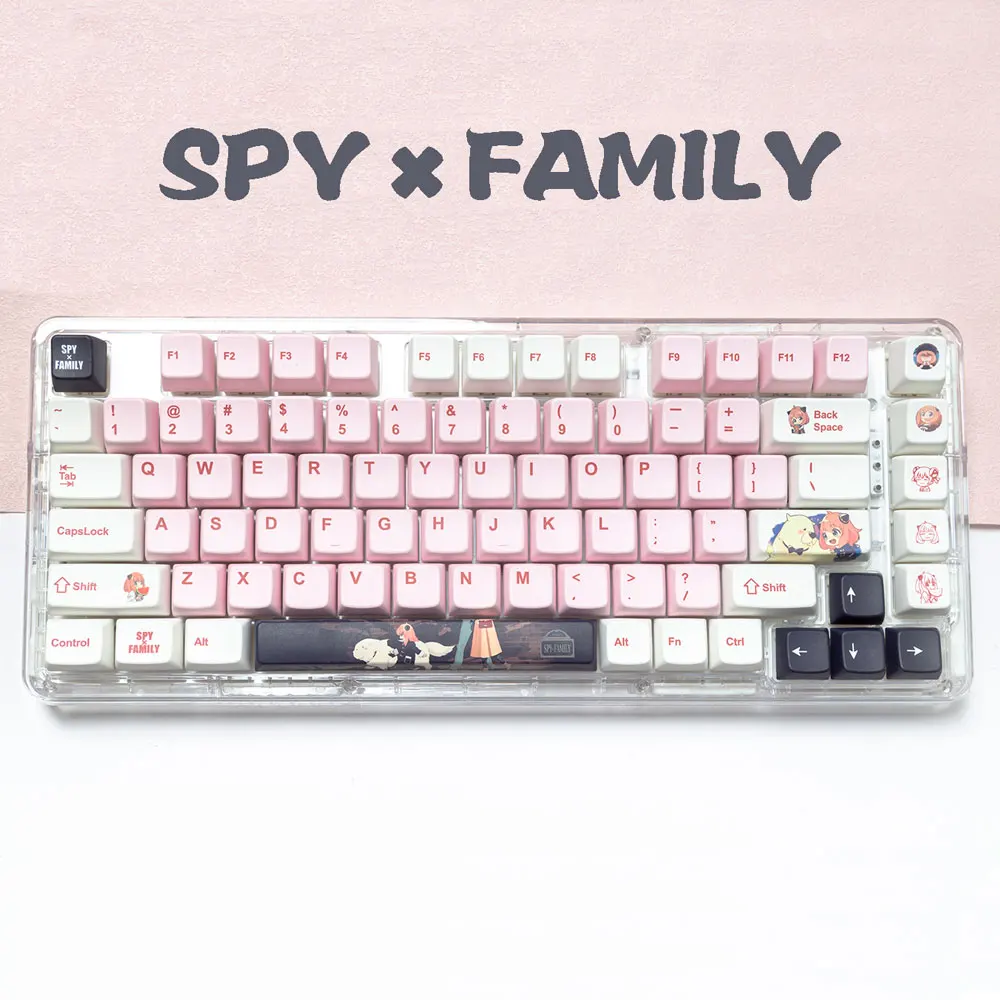 SPYXFAMILY keycaps MAD profile PBT Dyesub 145keys for MX Switch ...