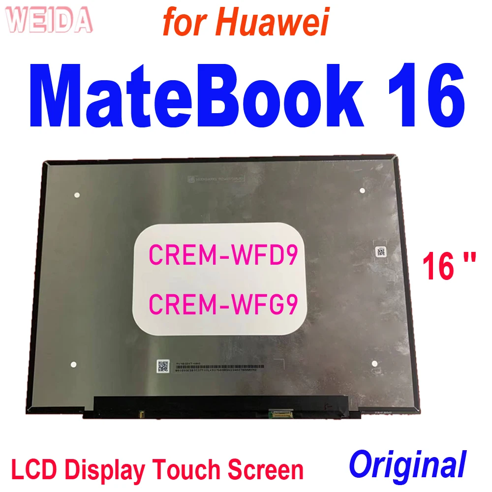 NEW-Original-16-Inch-for-Huawei-MateBook-16-LCD-Display-Touch-Screen-Assembly-Replacement-CREM ...