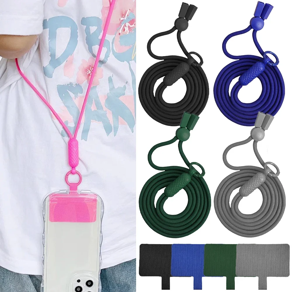Portable Adjustable Cellphone Lanyard 360 Degree Rotatable Neck Straps ...