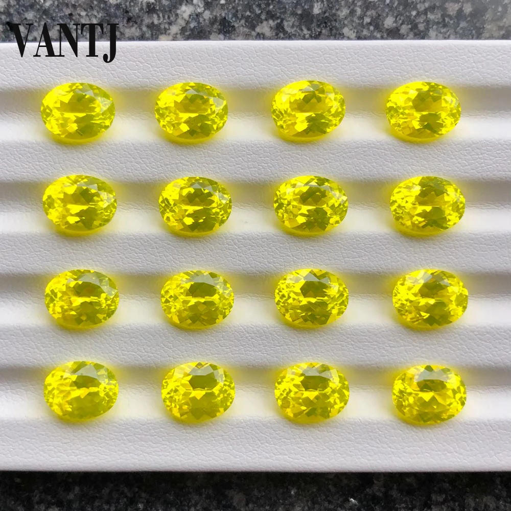 VANTJ-Yttrium-Aluminium-Garnet-YAG-Loose-Gemstone-Yellow-Color-Oval-Cut ...
