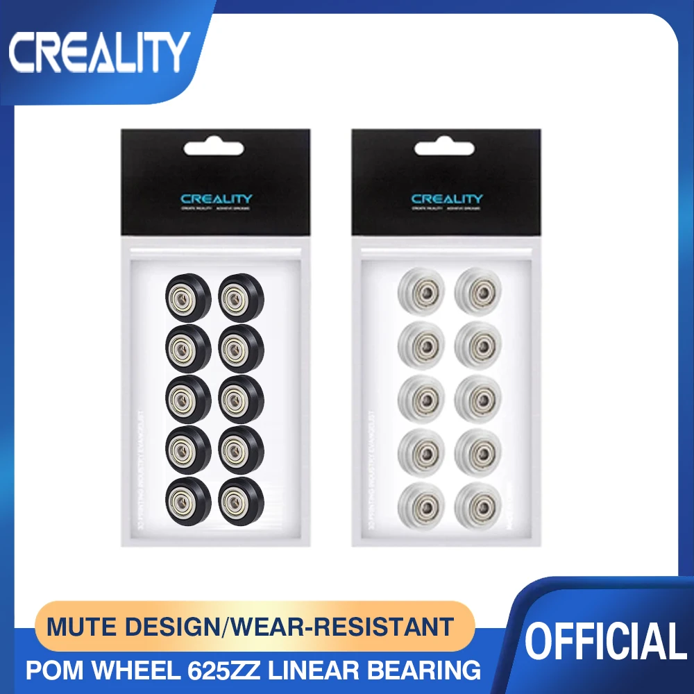 Creality oficial pom roda polia de plástico rolamento linear engrenagem ...