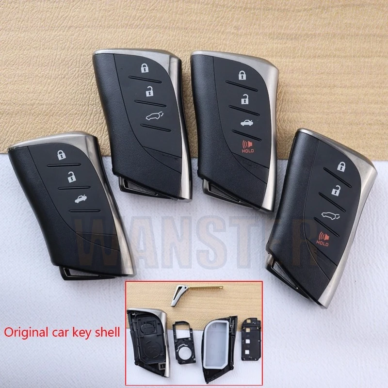 Original chave do carro fob caso escudo habitação para lexus ux nx es ...