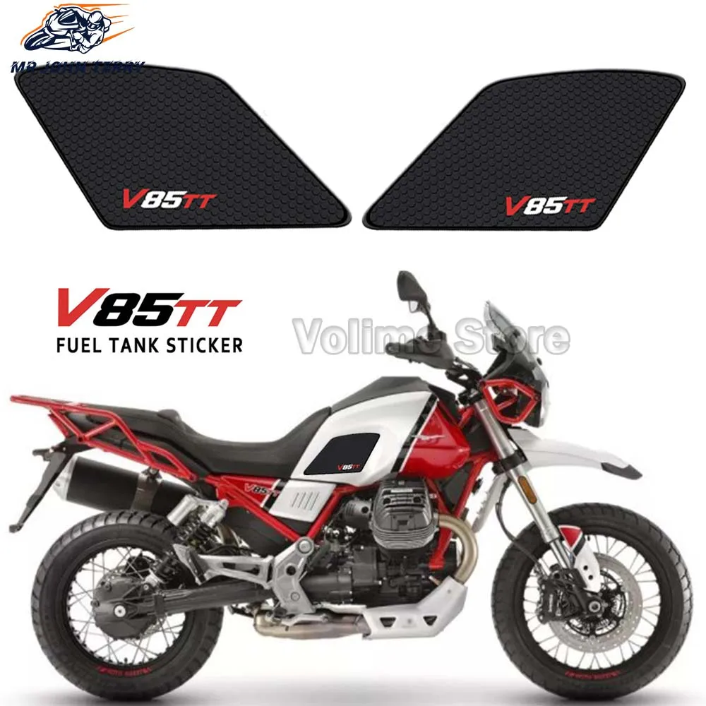 Motorcycle accessories Non Slip Side Fuel Tank Stickers Pad Rubber ...