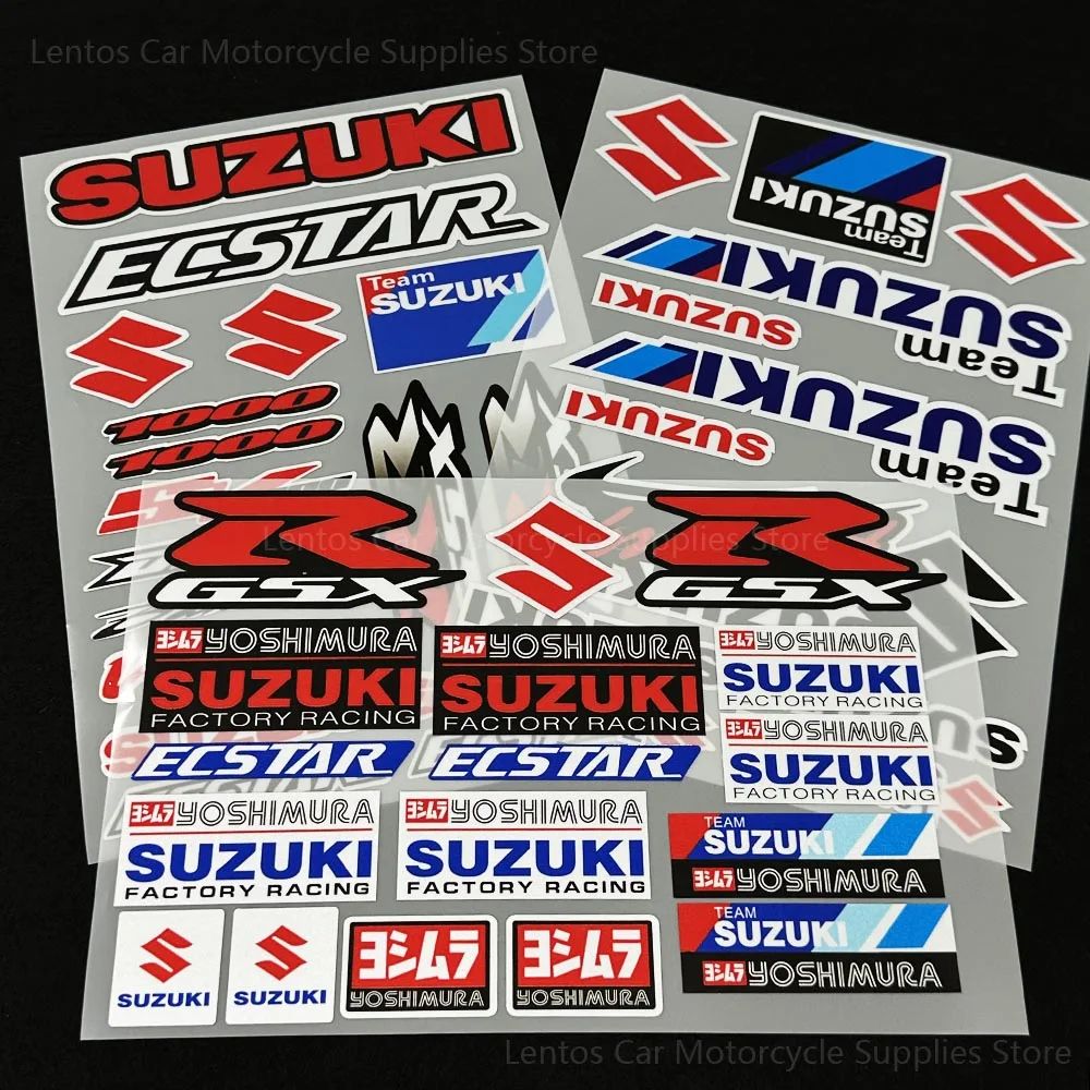 For-Suzuki-Motorcycle-Sticker-Body-Decal-Logo-Set-Helmet-Emblem-Vinyl ...